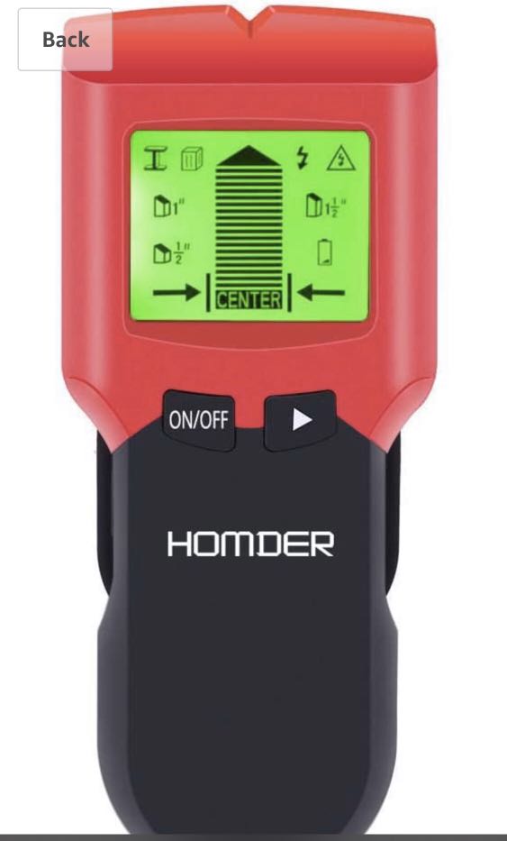 Homder Stud Finder Stud Detector, 3-in-1 Metal AC Wire Stud Wall ...