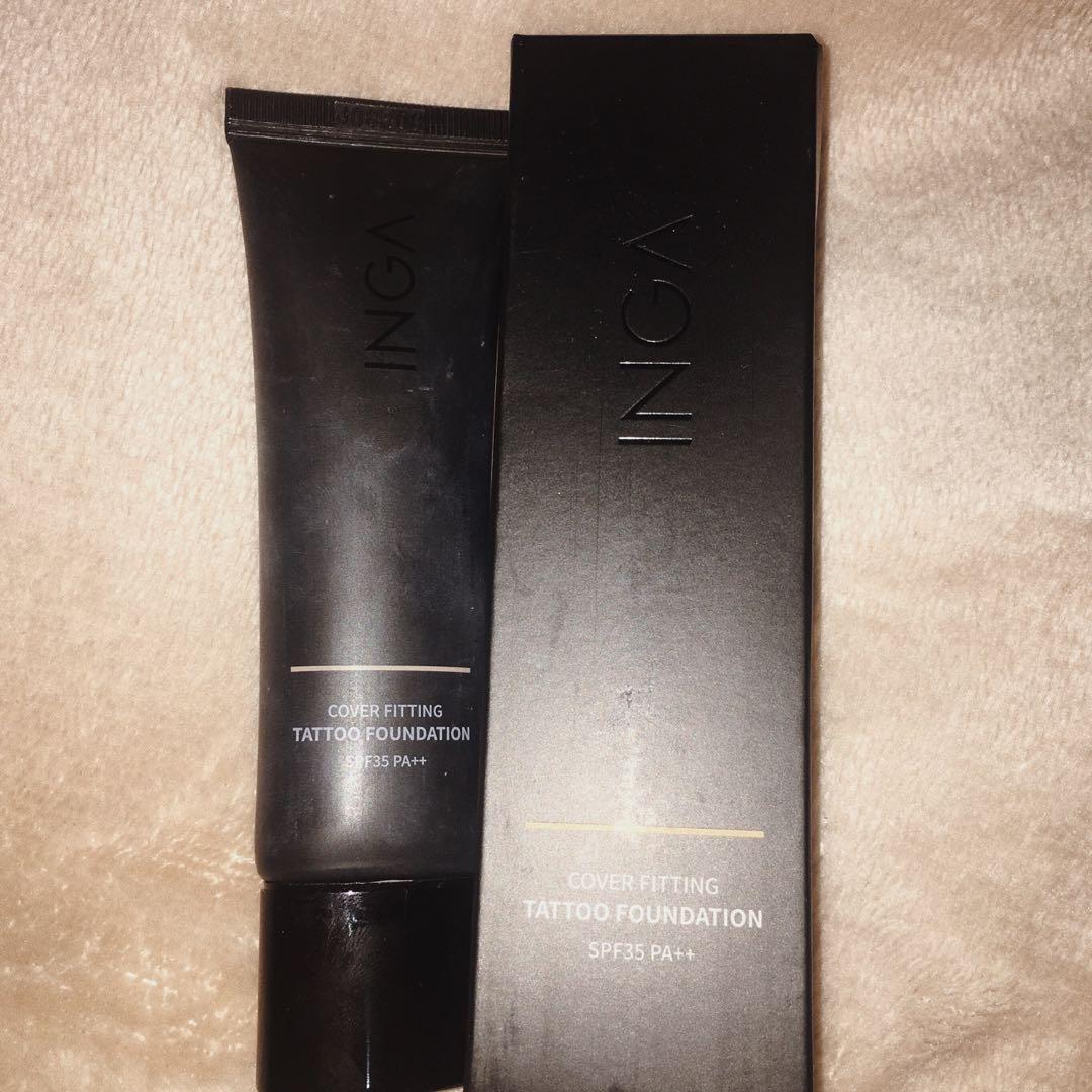 Inga Cover Fitting Tattoo Foundation, Beauty & Personal Care, Face ...