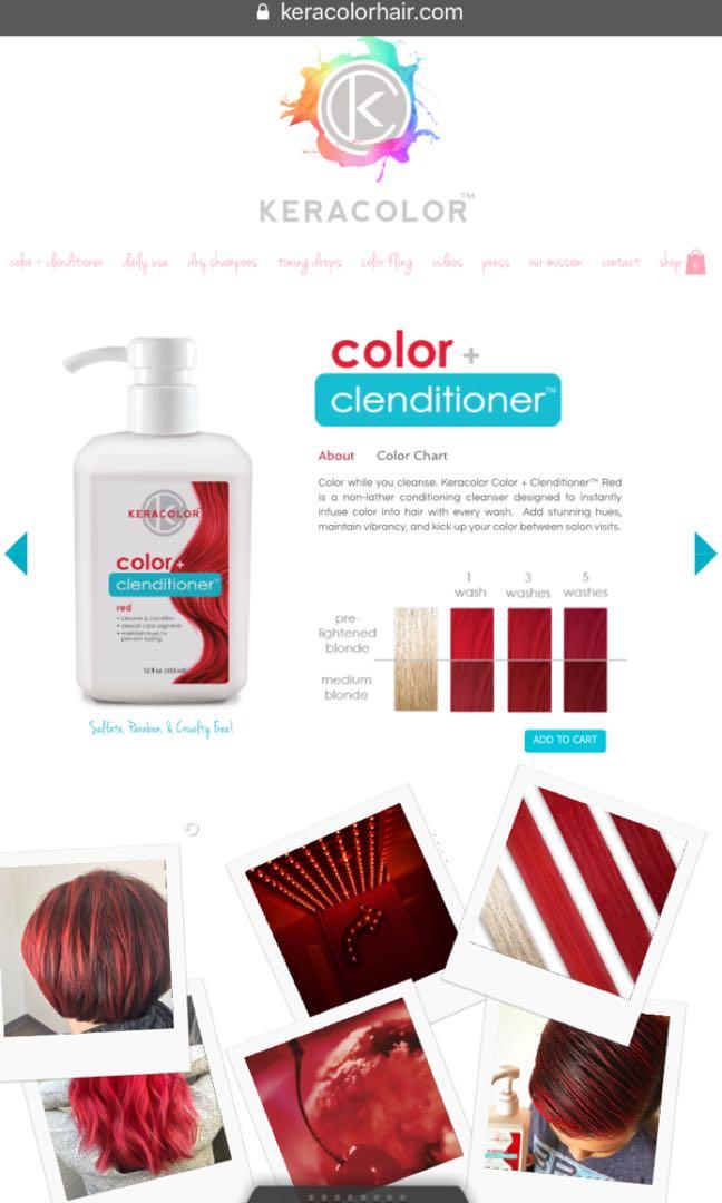Keracolor temporary hair dye cleansing conditioner, Beauty & Personal ...