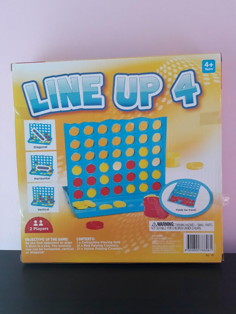 Line Up 4 Game, Hobbies & Toys, Toys & Games on Carousell