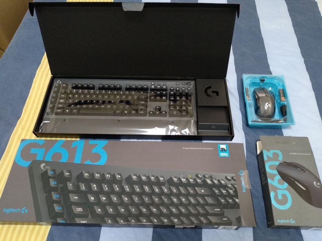 Logitech G603 wireless gaming mouse + logitech G613 wireless mechanical ...