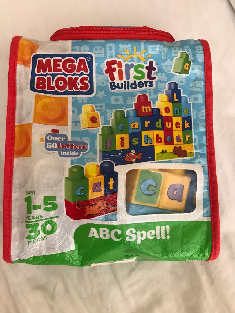 Mega bloks ABC Spell, Hobbies & Toys, Toys & Games on Carousell