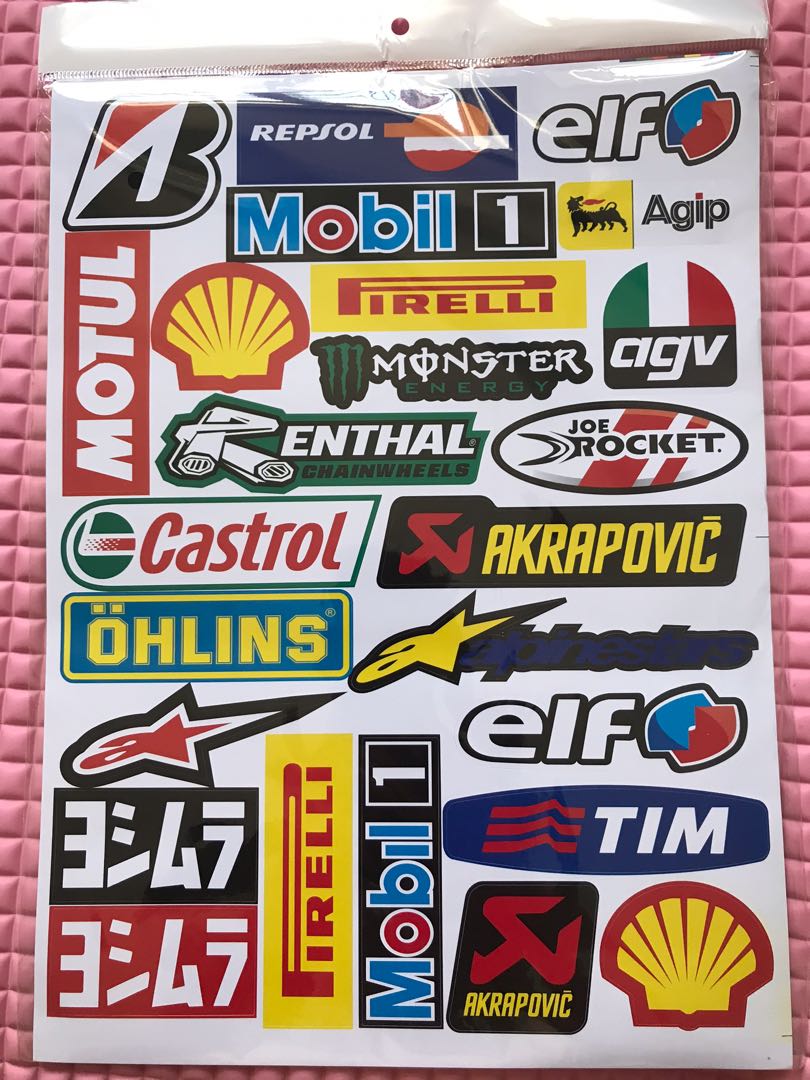 (Non-Reflective)Motorcycle/Helmet decals/stickers, Motorcycles ...