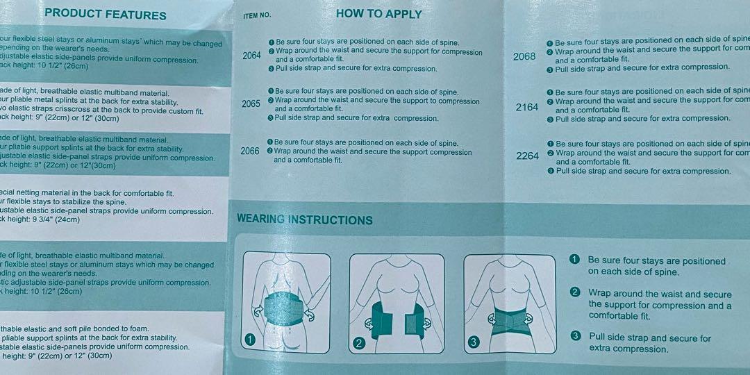 Oppo Sacro Lumbar Support 2264 Brand New, Health & Nutrition, Braces ...