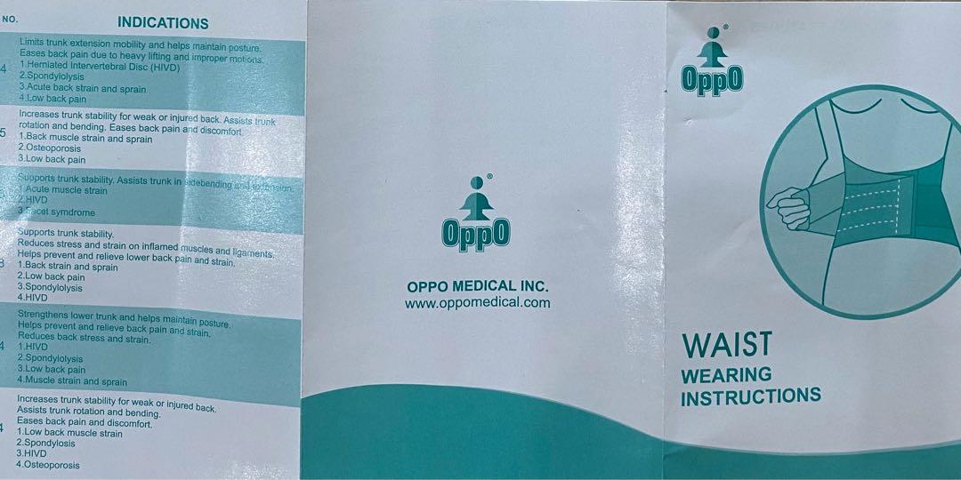 Oppo Sacro Lumbar Support 2264 Brand New, Health & Nutrition, Braces ...