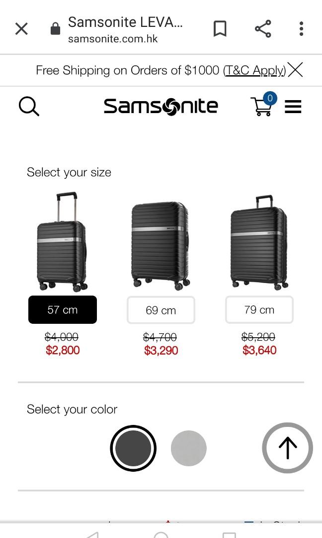 Samsonite levack spinner 57/20, Hobbies & Toys, Travel, Luggage on ...