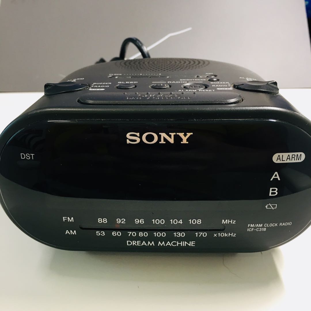 Sony Digital Radio Alarm Clock, Furniture & Home Living, Home Decor ...