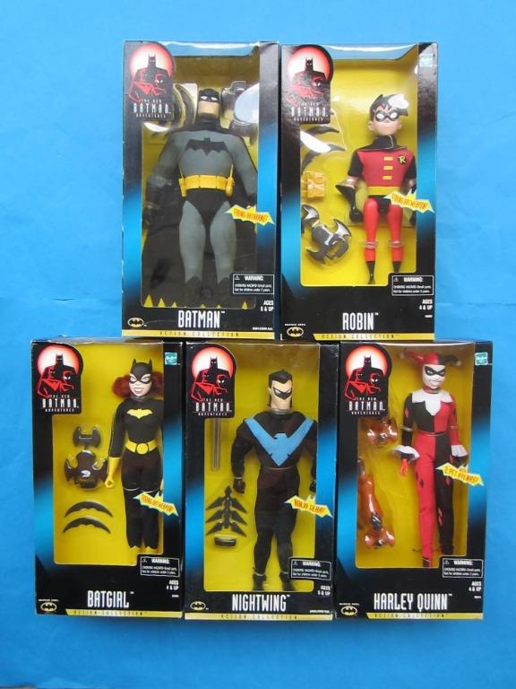 The New Batman Adventures Animated Series - 12" Batman,Robin,Nightwing ...