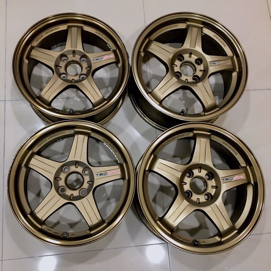 TRD T3 Rare Wheel Rim, Auto Accessories on Carousell