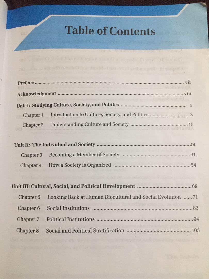 Understanding Culture, Society, & Politics (UCSP) Grade 11 SHS Books ... Understanding Culture, Society, & Politics (UCSP) Grade 11 SHS Books ...