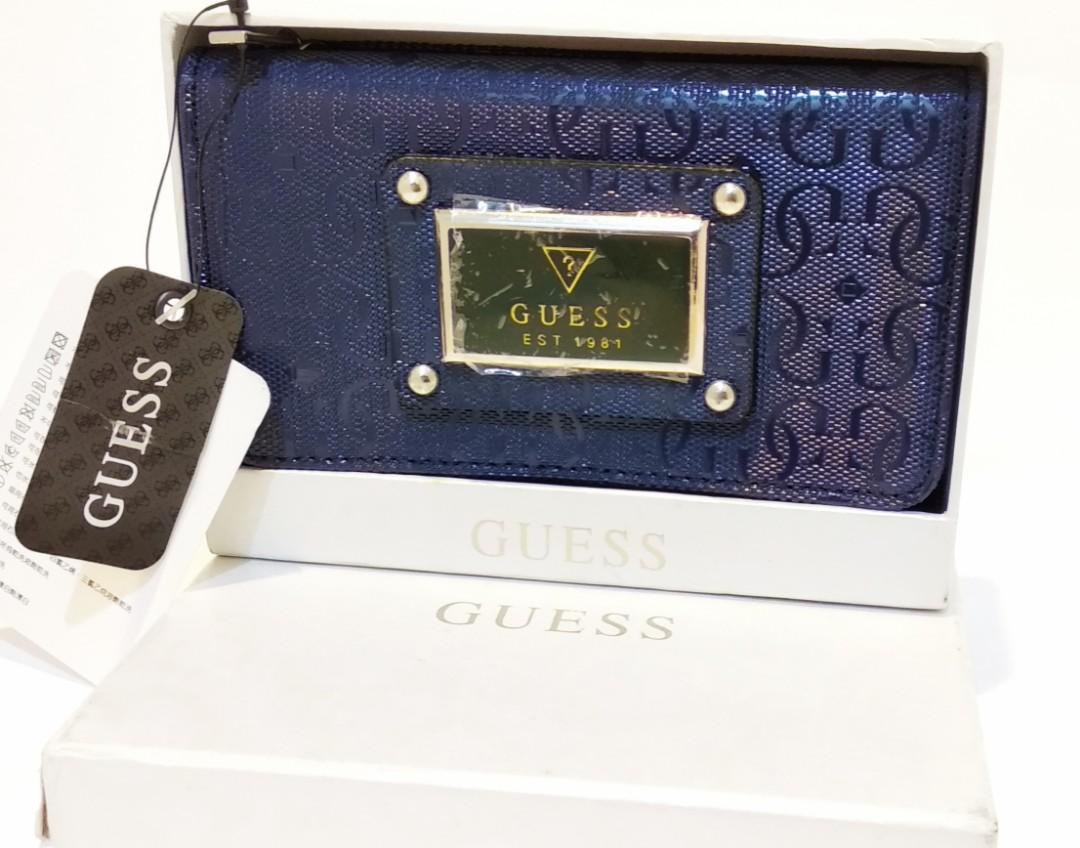 【全新_正版GUESS摺疊式長夾(含原紙盒包裝) 】Brand New GUESS Folable Purse with Original ...