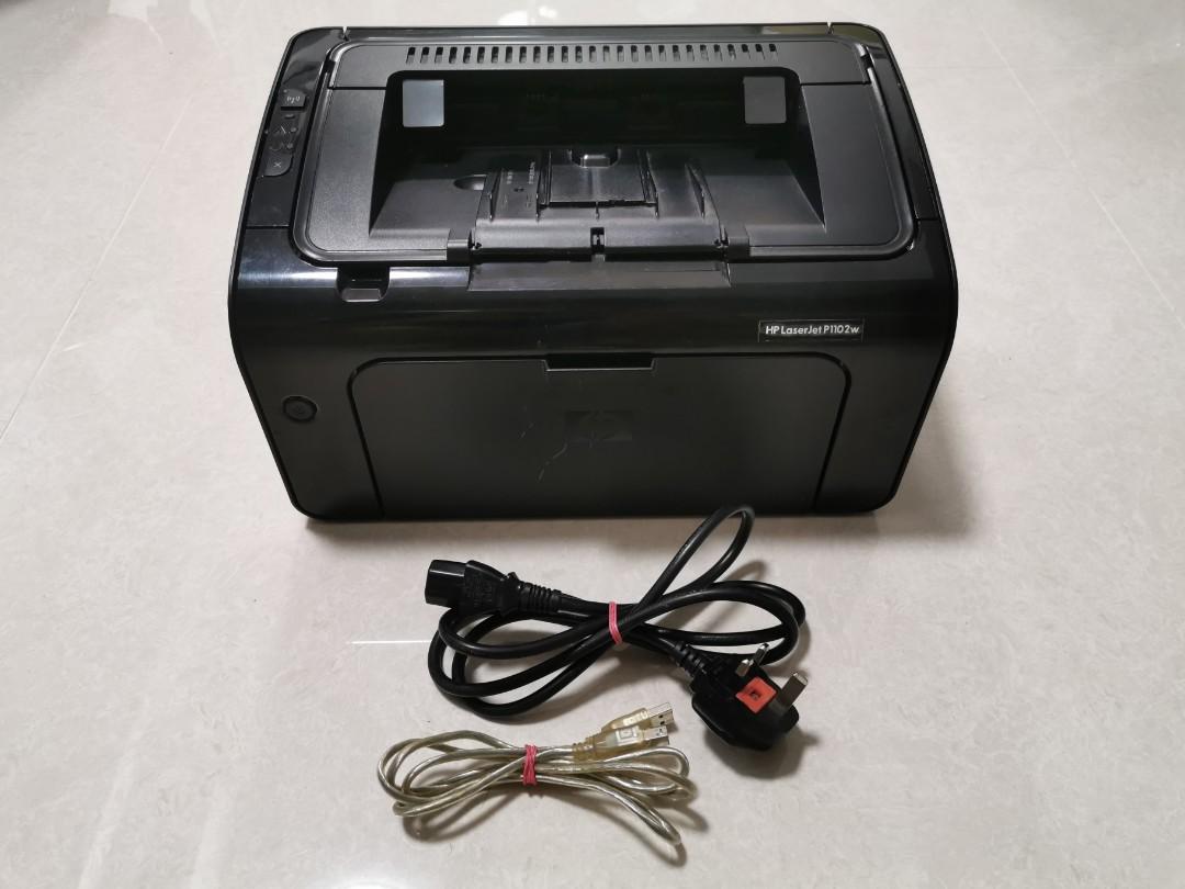 惠普 HP LaserJet P1102w Printer 無線黑白鐳射打印機, 電腦＆科技, 打印機及影印機 - Carousell