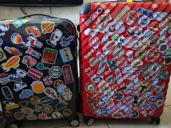 A18 Cartoon Tilt head - Luggage/ notebook/ guitar / laptop stickers ...