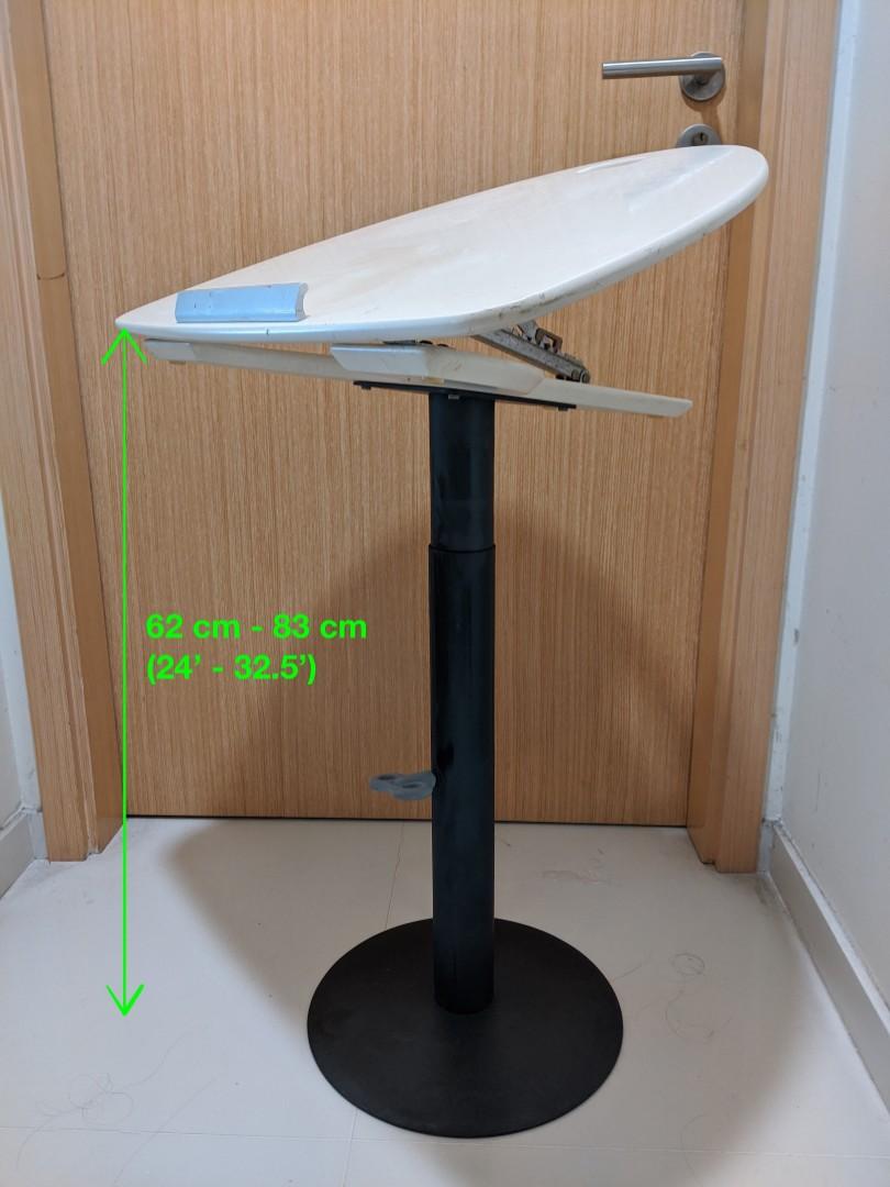 Adjustable incline desk (sit-stand), Furniture & Home Living, Furniture ...