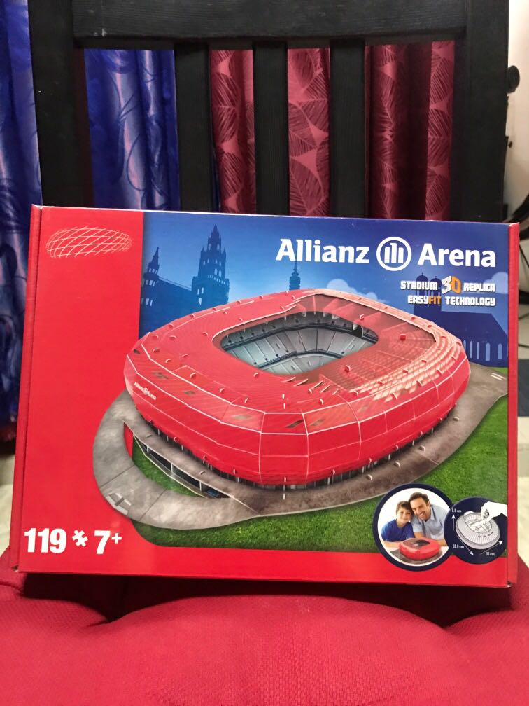 Allianz Arena 3D Stadium, Hobbies & Toys, Toys & Games on Carousell