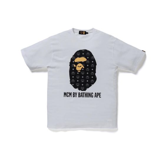 Bape Tee X MCM, Men's Fashion, Tops & Sets, Tshirts & Polo Shirts on ...