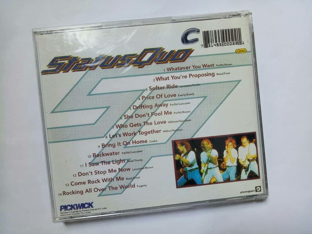 CD STATUS QUO, Hobbies & Toys, Music & Media, CDs & DVDs on Carousell