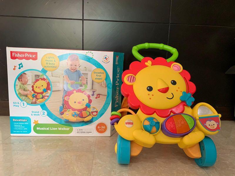 Fisher Price Lion Walker, Babies & Kids, Infant Playtime on Carousell
