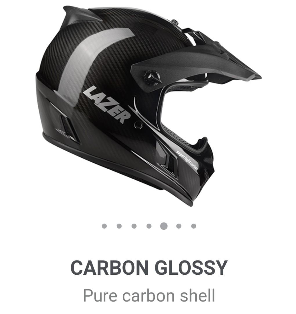 Full carbon helmet - lazer, Motorcycles, Motorcycle Apparel on Carousell