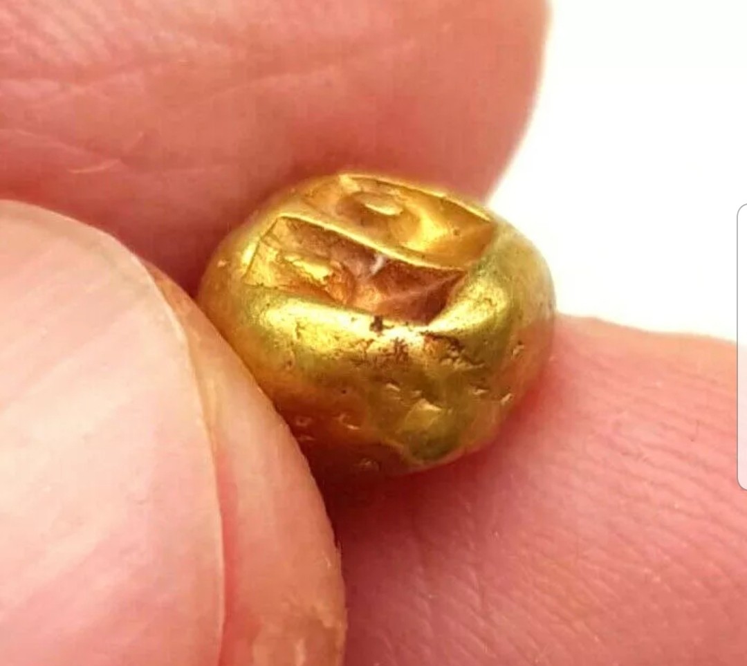 (Indonesia) Sailendra Kingdom (7th-10th Century AD) rev: "MA" Gold 1 ...