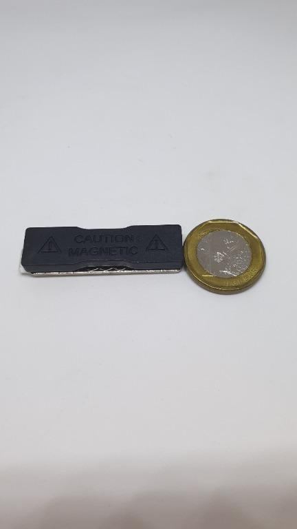Magnet Badges READY STOCK - Neodymium Black Magnetic name tag badge ...