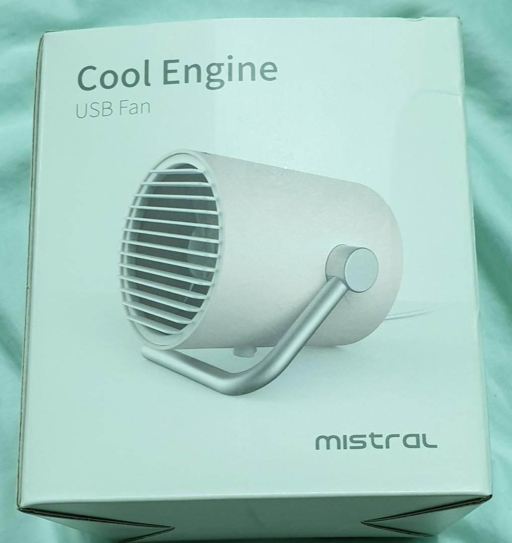 Mistral Mimica Cool Engine USB Fan MTF100, Furniture & Home Living ...