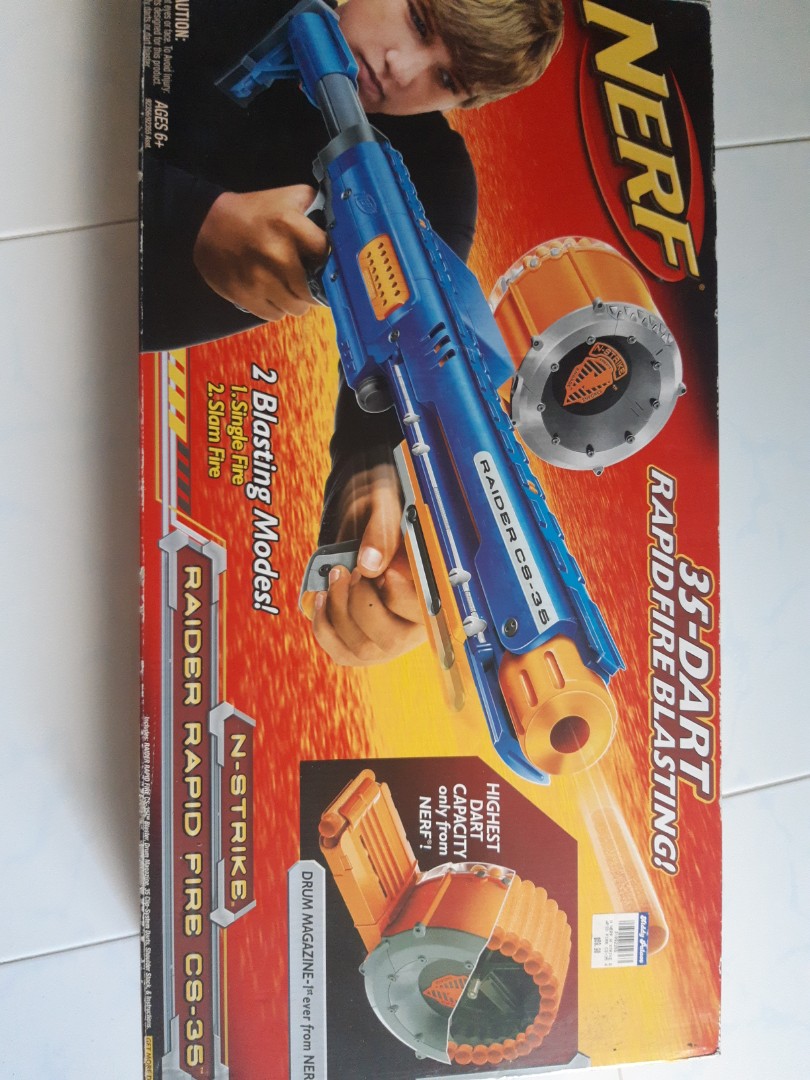 Nerf Gun raider rapid fire, Hobbies & Toys, Toys & Games on Carousell