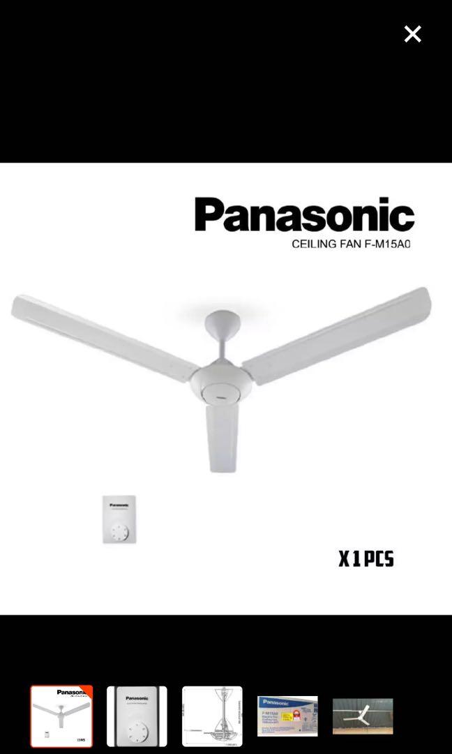 Panasonic ceiling fan 60 inch, Furniture & Home Living, Lighting & Fans ...