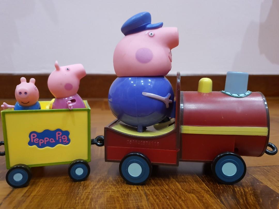 Peppa Pig Train Set, Hobbies & Toys, Toys & Games on Carousell