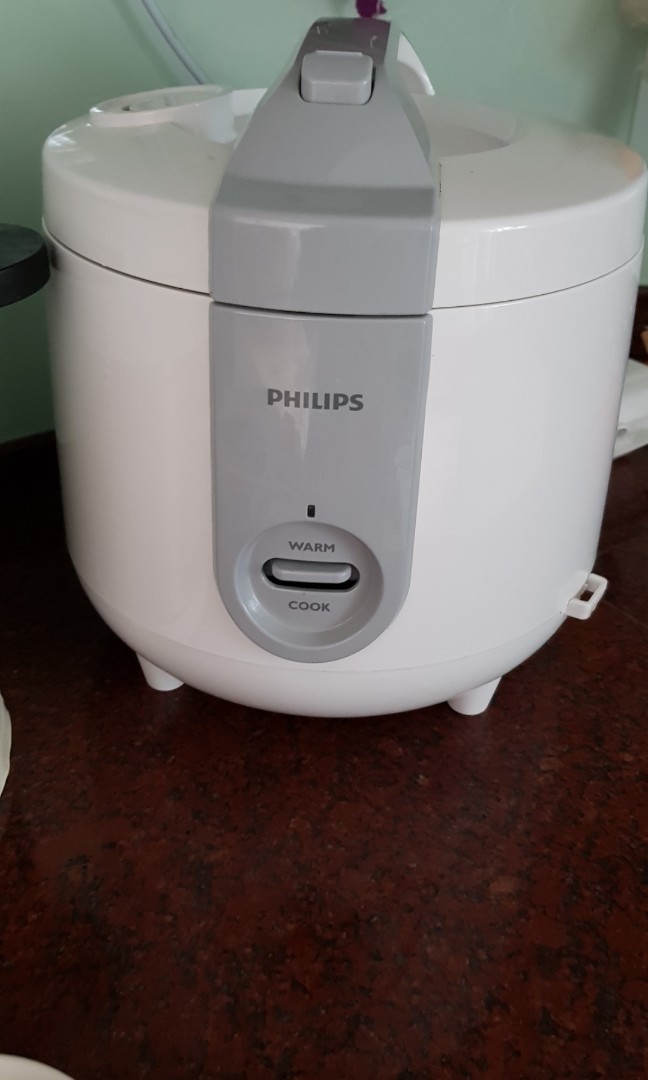 Philips HD3115 rice cooker, TV & Home Appliances, Kitchen Appliances ...