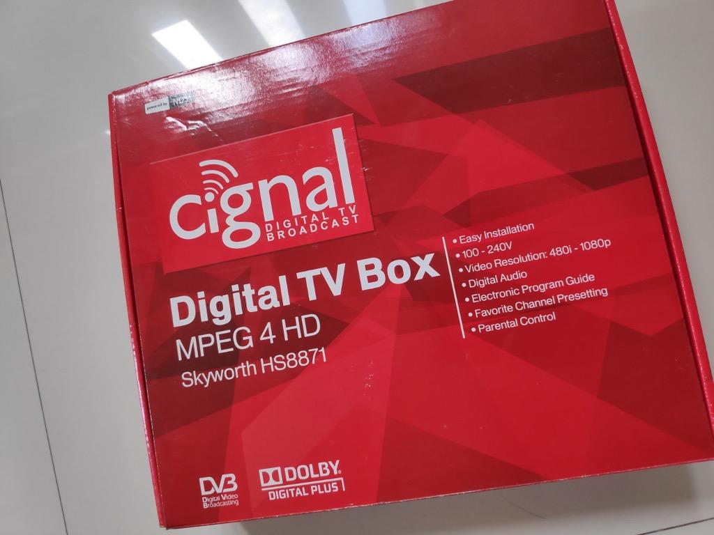 PLDT Home Fibr myDSL Router Cignal Digital TV Box, Computers & Tech ...