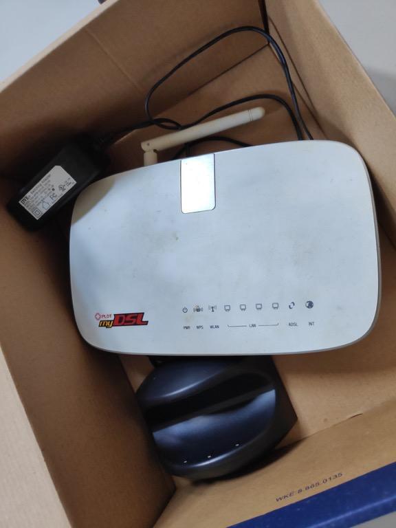 PLDT Home Fibr myDSL Router Cignal Digital TV Box, Computers & Tech ...