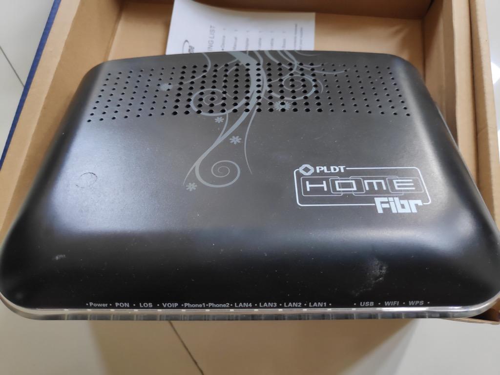 PLDT Home Fibr myDSL Router Cignal Digital TV Box, Computers & Tech ...