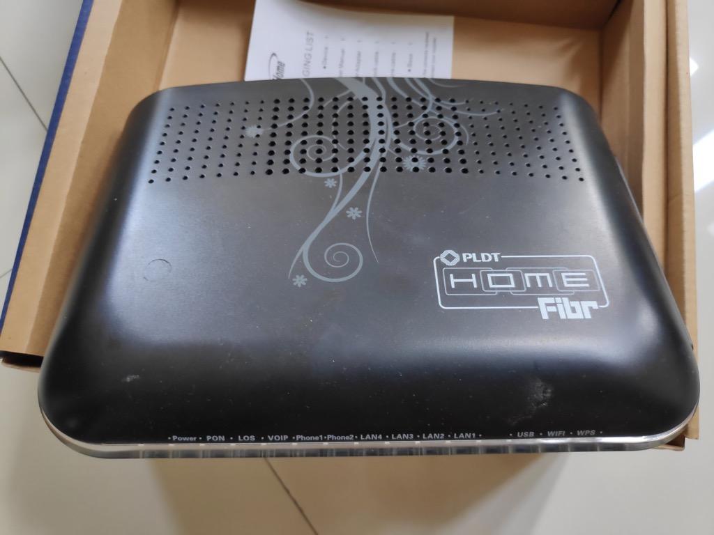 PLDT Home Fibr myDSL Router Cignal Digital TV Box, Computers & Tech ...