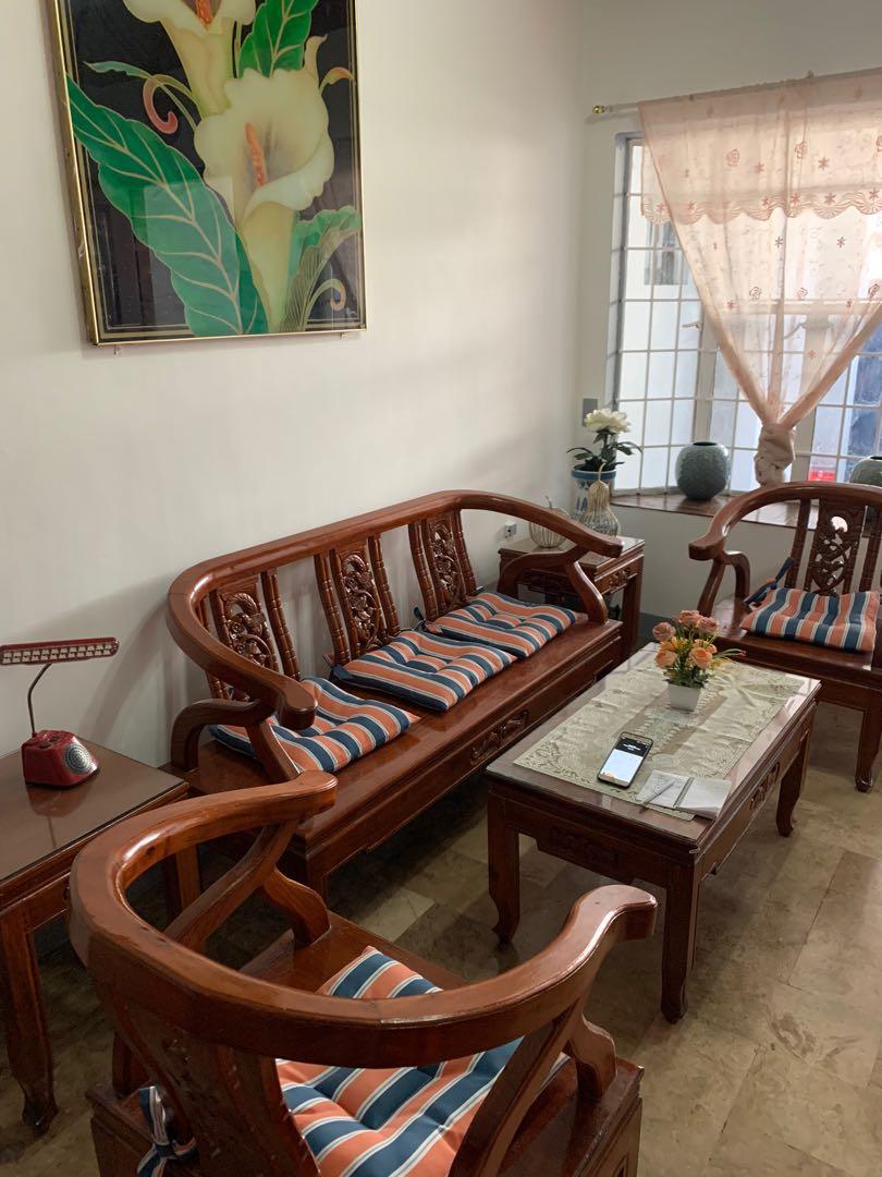 Real Narra Sala Set, Furniture & Home Living, Furniture, Tables & Sets ...