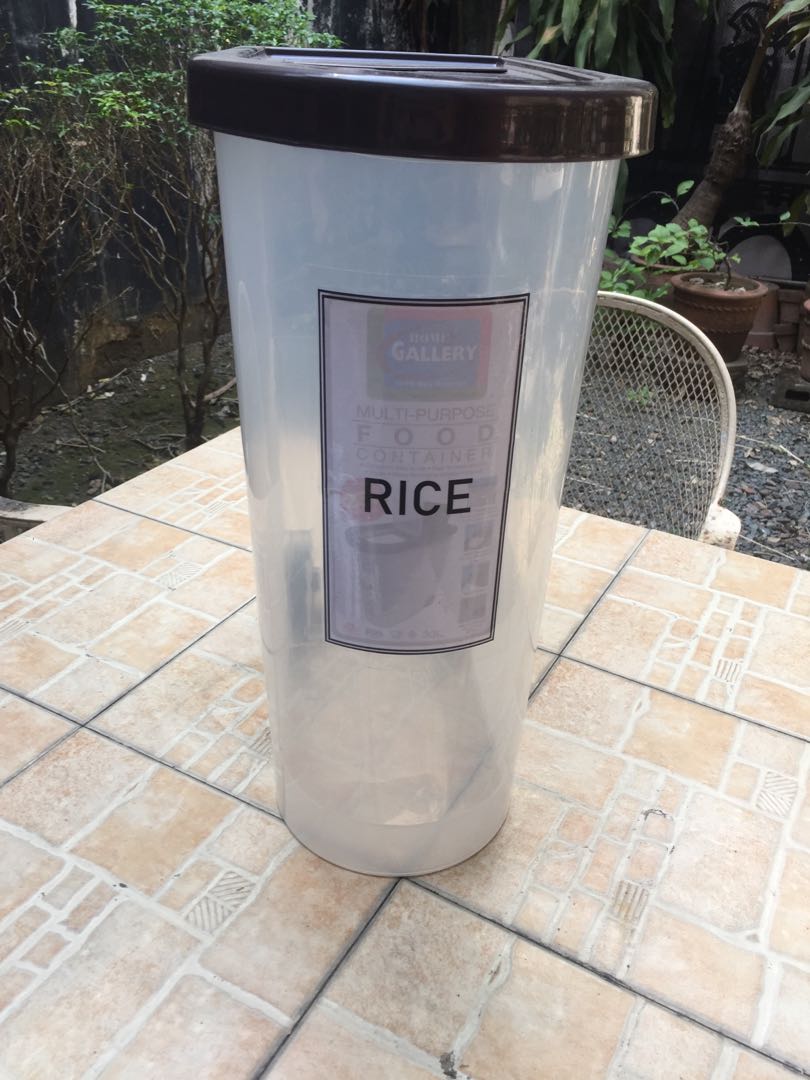 Rice (25 kg) or Food Container, Furniture & Home Living, Kitchenware ...