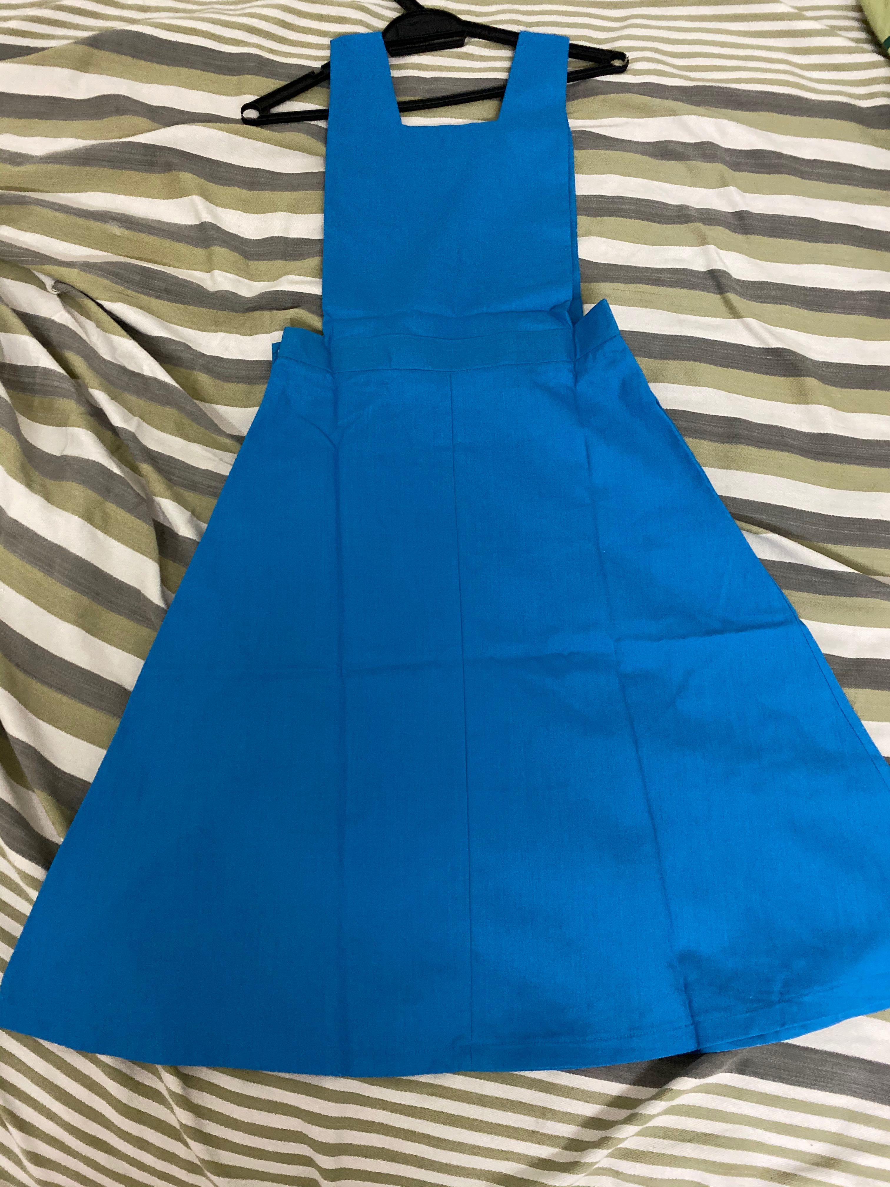 Secondary School pinafore with badge and name tag , Women's Fashion ...