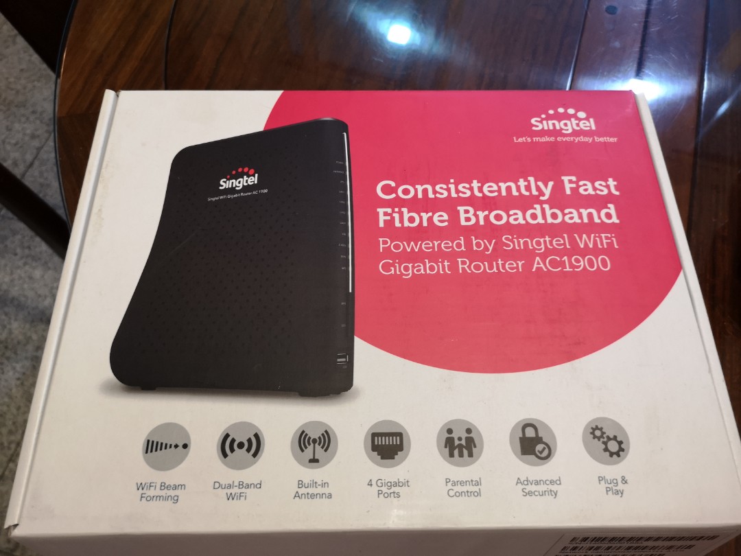Singtel router AC1900, Computers & Tech, Parts & Accessories ...