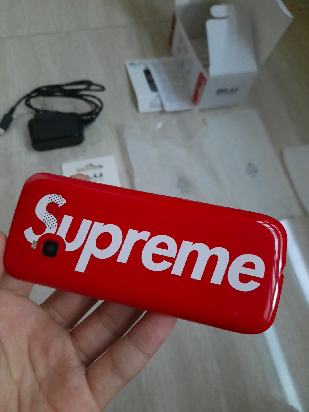 Supreme Red Blu Burner Phone, Mobile Phones & Gadgets, Mobile & Gadget ...