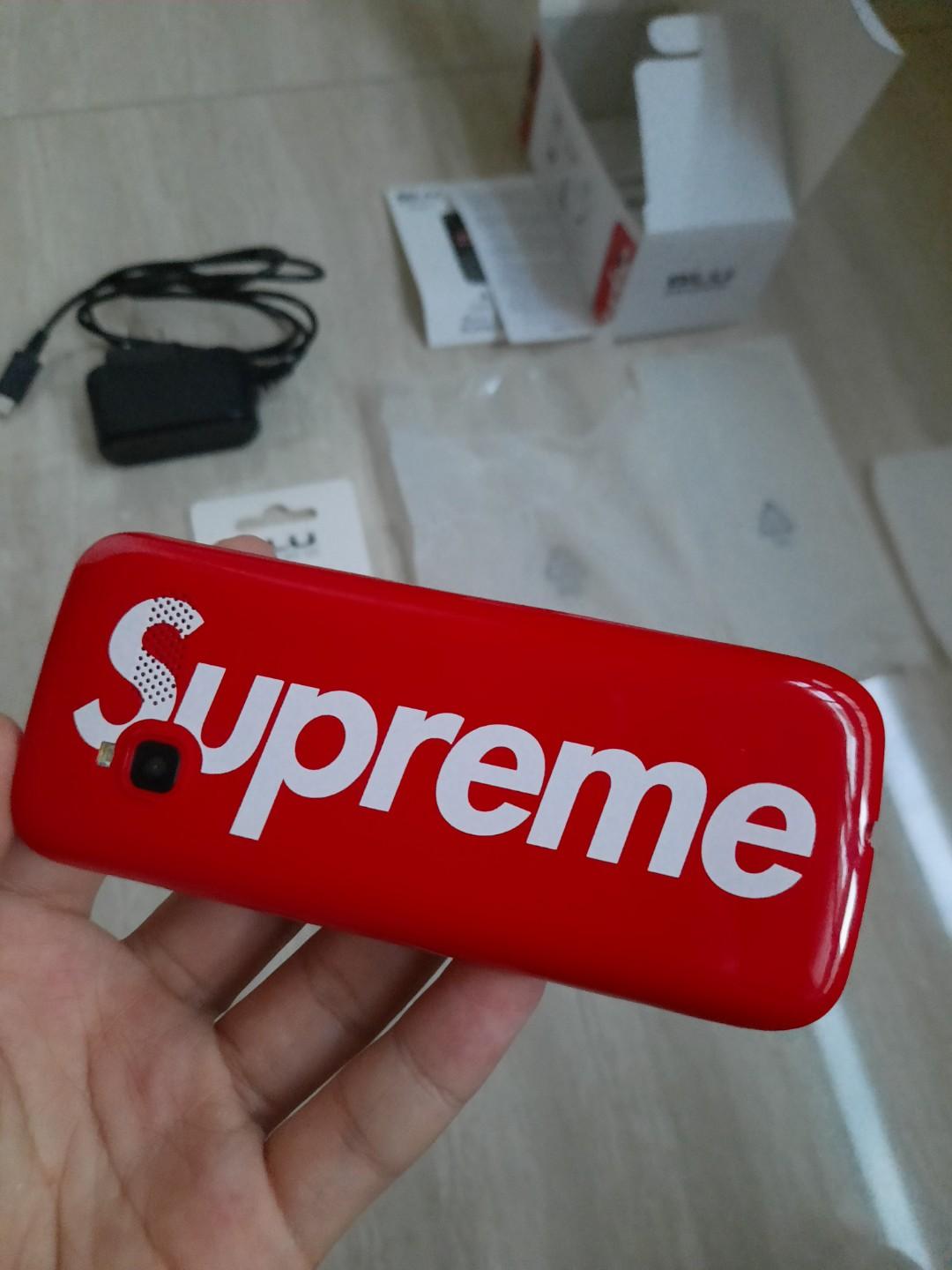 Supreme Red Blu Burner Phone, Mobile Phones & Gadgets, Mobile & Gadget ...