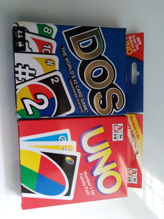 Uno and Dos brand new, Hobbies & Toys, Toys & Games on Carousell