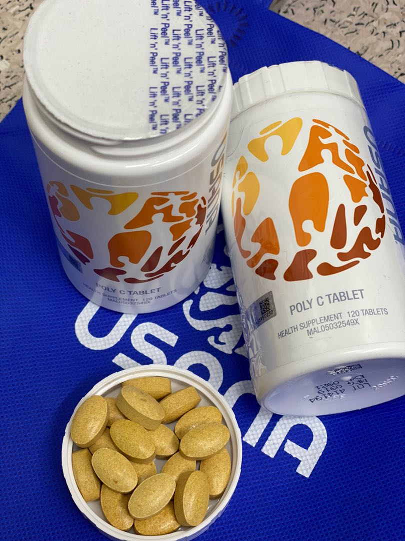 USANA Poly C (120tablets), Health & Nutrition, Health Supplements ...