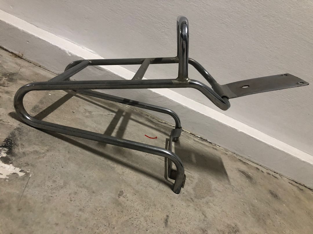 Vespa back rack, Motorcycles, Motorcycle Accessories on Carousell