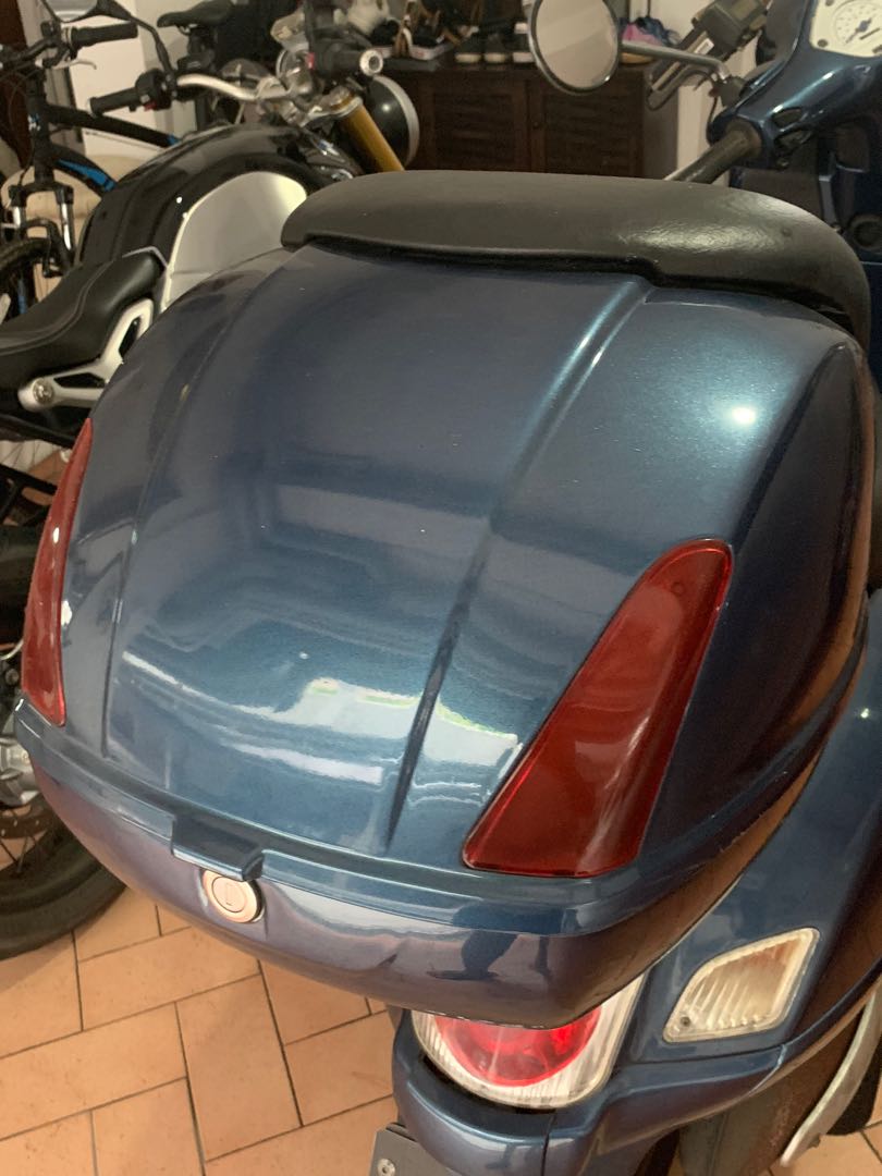 Vespa Top Case Box, Motorcycles, Motorcycle Accessories on Carousell