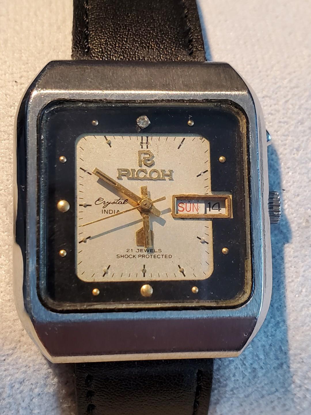 Vintage 1970s Ricoh Automatic, Women's Fashion, Watches & Accessories ...