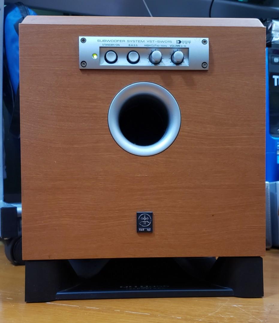 Yamaha YST-SW015 超低音喇叭 subwoofer, 音響器材, Soundbar、揚聲器、藍牙喇叭、耳擴 - Carousell