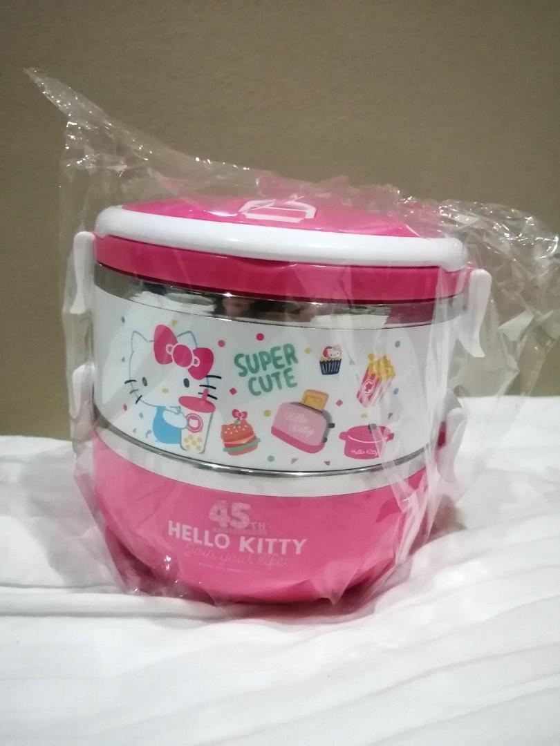 45th Anniversary Hello Kitty Container/ Lunch Box, Furniture & Home ...
