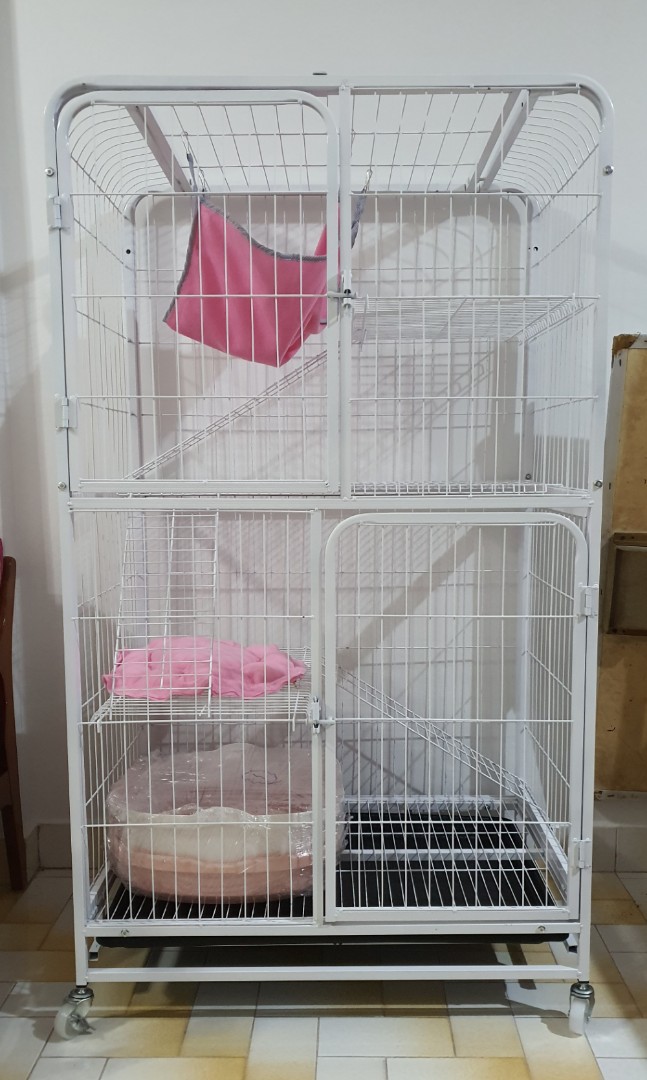 4 Tier Cat Cage, Pet Supplies, Homes & Other Pet Accessories on Carousell