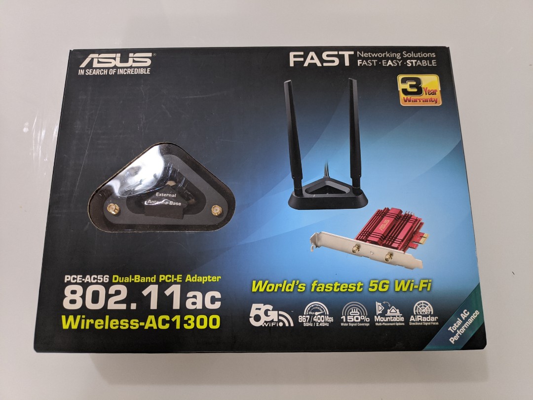 Asus PCE-AC56 Wifi Card, Computers & Tech, Parts & Accessories ...