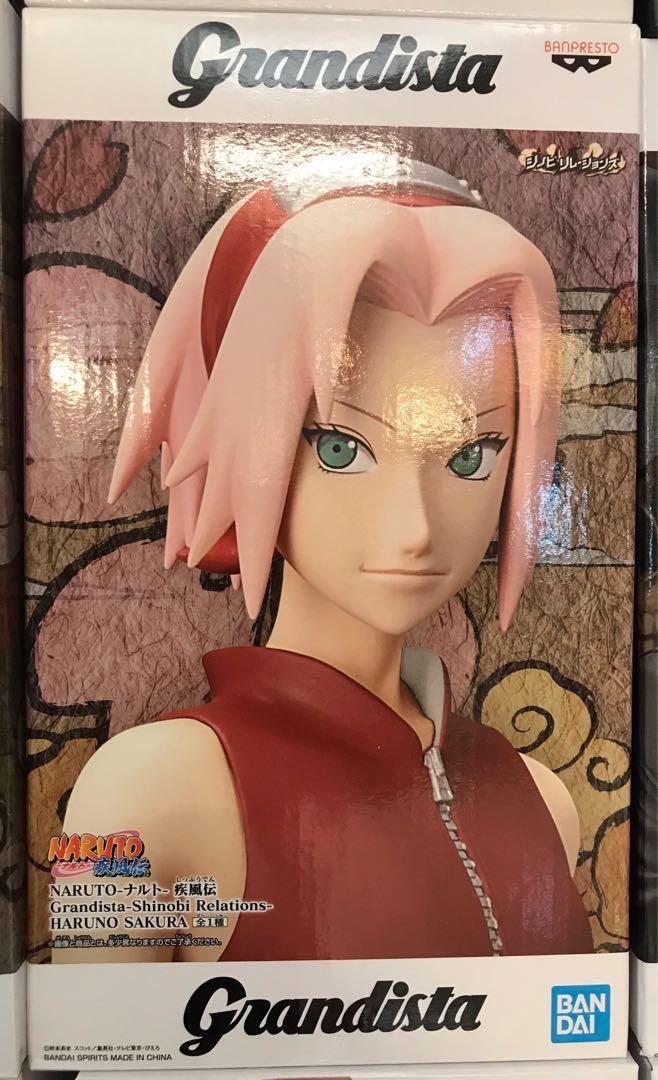 Bandai Banpresto Grandista Naruto Shippuden Shinobi Relations Haruno Sakura, Hobbies & Toys ...